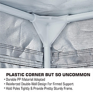 CDMALL Grow Tent Room Complete Kit 48"x48"x80" Kit Hydroponic Growing System Indoor Plants Growing Dark Room + Hydroponics Growing Setup Accessories (48"x48"x80" Kit)