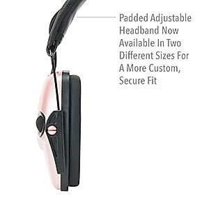 HOWARD LEIGHT Honeywell Ademco Howard Leight Impact Sport Bluetooth Metallic Rose Gold, Youth/Adult Small (R-02544)