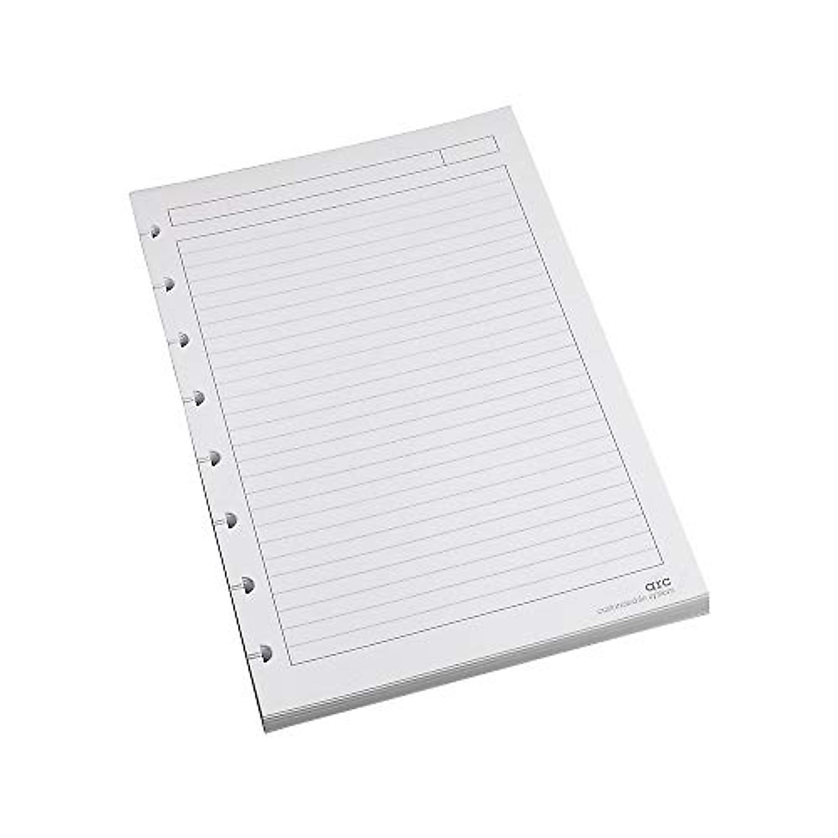 Staples Premium Arc Notebook Refill Paper 5.5 x 8.5, Narrow Rule, 50 Sheets, Creamy-White