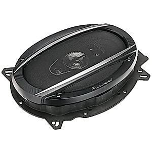 Pioneer TS-A6970F, 4-Way Car Audio Speakers, Full Range, Clear Sound Quality, Easy Installation and Enhanced Bass Response, 6” x 9” speakers