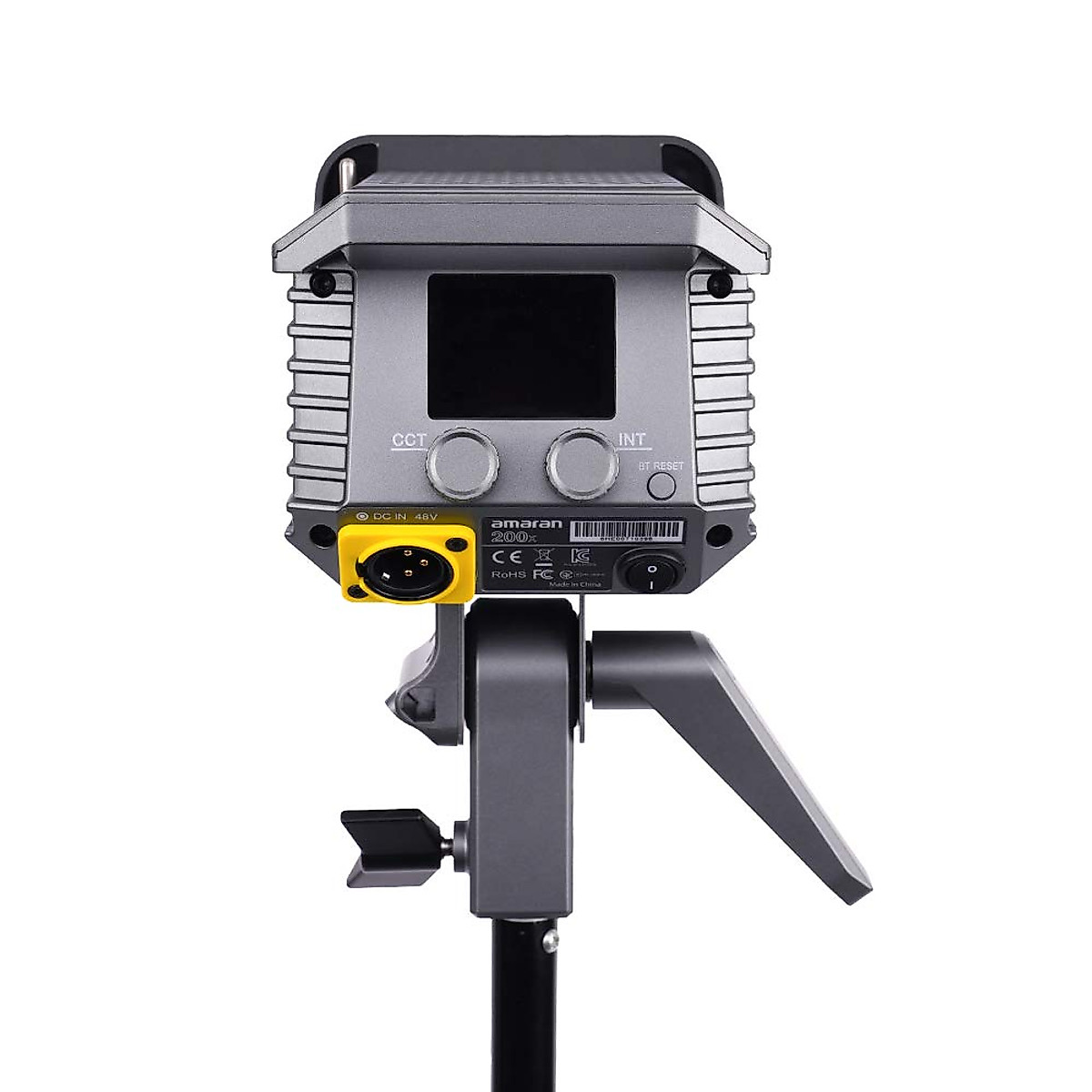 Amaran 200x Bi-Color LED Video Light, 200W 2700-6500k 51600lux@1m Bluetooth App Control 9 Built-in Lighting Effects DC/AC Power Supply, Made by Aputure