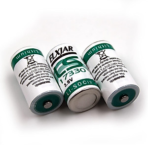 YUTSUJO (3-Pack) 3.6V 2100mAh 2/3A LS17330 Lithium Battery Pack for SAFT Hunting Dogs, Carbon Monoxide Detectors, Intrusion Sensors, Invisible Fencing,Smart Utility Metering, Emergency Backup