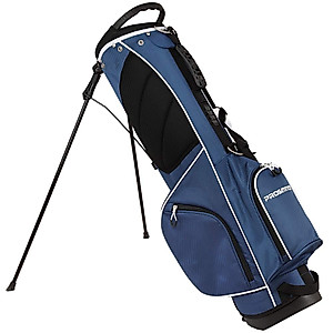 Prosimmon Golf DRK 7" Lightweight Golf Stand Bag with Dual Straps Blue/White