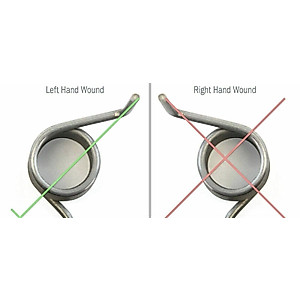 Zhiqinge for Refrigerator French Door Spring New Premium Heavy Duty Replacement Repair 2pc