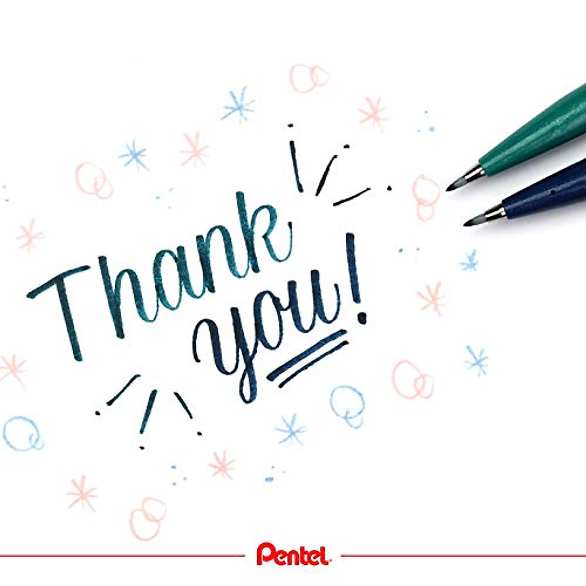 Pentel Brush Sign Pen - Fresh Shades 12pc Wallet