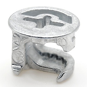 ReplacementScrews Eccentric Cam Locks Compatible with IKEA 103114 (Kullen, Alex, MICKE) Case with Flange - 12mm x 10mm - Zinc Alloy (Pack of 8)