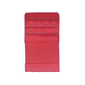 DoHope Elastic Back Bra Extender 4 Hook 3 Row 3/4" Stretchy Extension Tape Multi Color (5PCS Multi Color (Hook Center Size 1/2"))