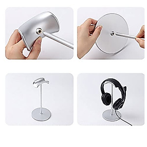 FangFANGFa DG-S Headphone Stand, Desktop Headset Holder, Aluminum Supporting Bar for All Headphones. DG-S (Silver)