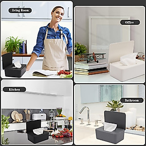 NOVWANG 3 Pack Baby Wipes Dispenser Wipe Holder with Lids, Keeps Wipes Fresh, Refillable Wipes Container with Sealing Design, Bathroom Tissues Wipes Case Box