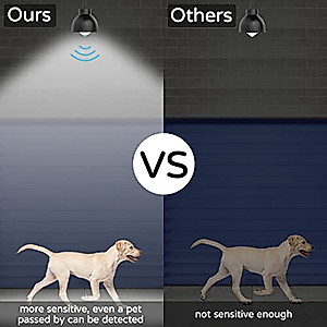 Minpory Motion Sensor Light Bulbs Outdoor, Movement Activated Dusk to Dawn LED Security Bulbs, 13W(100W Equivalent) A19 E26 5000K Daylight Cool White for Garage Porch Basement Hallway Closet, 2 Pack