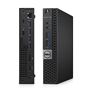 DELL OPTIPLEX 7040 6th Gen Micro Business Desktop Computer, Intel Quad Core i5 6500T up to 3.1GHz, 12G DDR4, 1T SSD, WiFi, BT 4.0, USB 3.0, HDMI, DP, Win 10 64-Bit Supports EN/ES/FR(CI5)(Renewed)