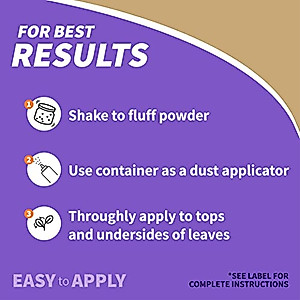 Bonide Captain Jack's Deadbug Brew Flower & Vegetable Garden Dust, 4 lb. Ready-to-Use Dust For Organic Gardening