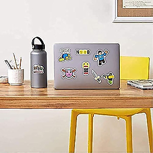 VIdeo Games Party Favors, 74Pcs Video Game Birthday Decorations Kit Include 12 Bracelets,12 Button Pins, 50 Stickers Party Supplies for Boys and Girls