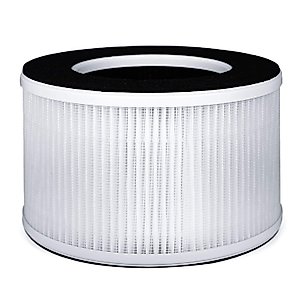 Membrane Solutions MSB3 Desktop Air Purifier Filter Replacement, 3-in-1 True HEPA Filter - 1 Pack - Membrane Solutions