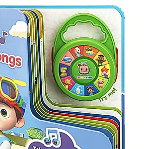 CoComelon Favorite Sing-Along Songs - Children's Deluxe Music Player Toy and Board Book Set, Ages 1-5