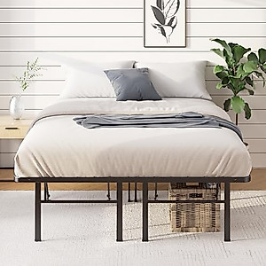 ZINUS SmartBase Heavy Duty Mattress Foundation, 16 Inch Metal Platform Bed Frame, No Box Spring Needed, Sturdy Steel Frame, Underbed Storage, King