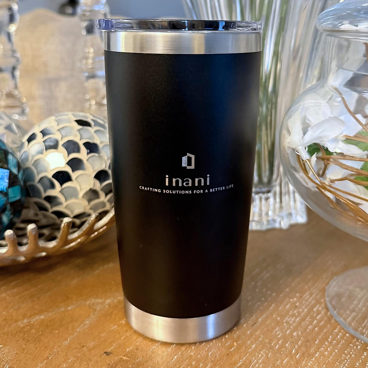 inani 20oz Stainless Steel Tumbler, Insulated Travel Coffee Cup, Leak-Resistant, Spill-Proof Lid, Dishwasher Safe, BPA-Free, Double-Wall Insulated Premium Travel Mug For Hot Or Iced Coffee, Moss Green