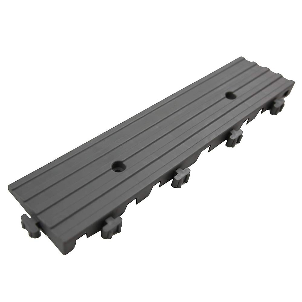 RevTime Heavy Duty Interlocking Deck Tile 10 Pcs Edge & 4 Pcs Corner - Gray