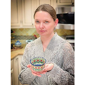Polish Pottery Small Bowl 4-inch (Maraschino) made by Ceramika Artystyczna