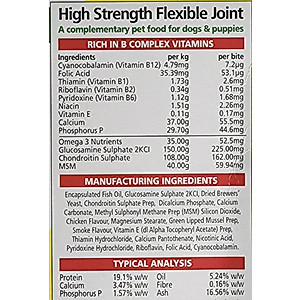 Vetzyme Bob Martin High Strength Flexible Joint for Dogs, 30 Tablets, Tasty Chicken Bites