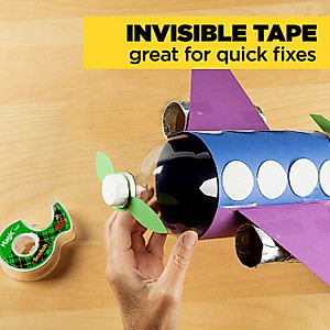Scotch Magic Tape, 20 Rolls, Numerous Applications, Invisible, Engineered for Repairing, 3/4 x 1000 Inches, Boxed (810K20)
