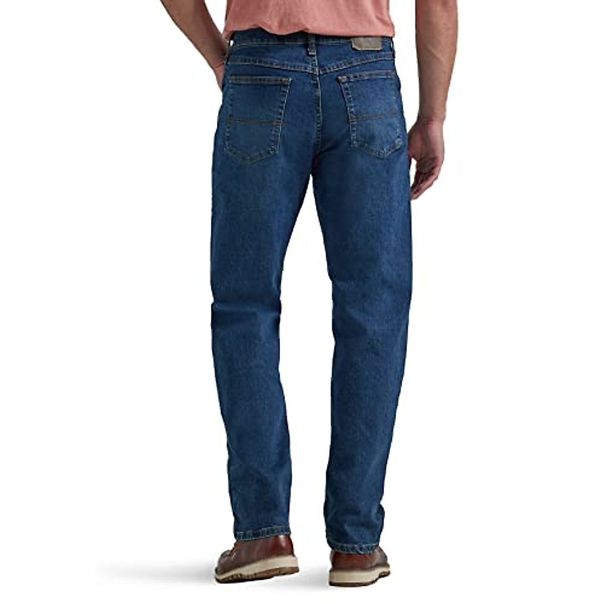 Wrangler Authentics Men's Classic 5-Pocket Relaxed Fit Flex Jean Flex Dark 36W x 32L