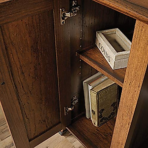 Sauder Carson Forge Computer Desk, Washington Cherry finish