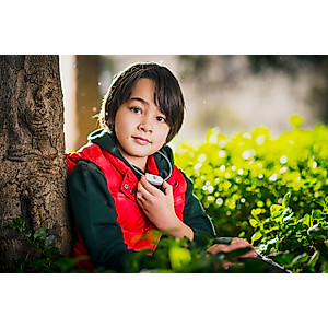 Wearable Ionic Air Purifier Necklace| Kids ages 3-10| Wildfire smoke| 99% removal rate verified by 3-party labs| Samll, portable | USB rechargeable- 28hrs| Airvida C1 ｜Neck size 15.75 in.-Koala Grey