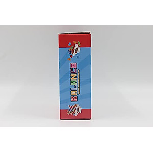 iYuePeng 32 Pcs Tetra Balance Tower Stacking Games Team Building Blocks Board Game for Kids & Adult, Drop The Pile of Tower STEM Toys for 2 Players, Family, Parties, Travel