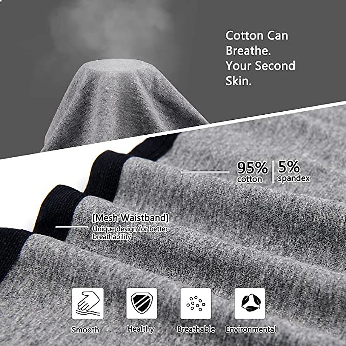 SIMIYA Cotton Underwear for Women 7 Pack Bikini Panties Breathable Ladies Underwear Invisible Hipster Panties Women Briefs Multicolor X-Large