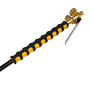 BLUEFIRE 150,000 BTU High Output Propane Torch Weed Burner with 10ft Hose Trigger Start Heavy-Duty Turbo Jumbo Flame Garden Blowtorch Weeds Burn Ice Snow Melt Roof Asphalt Road Repair Campfire Starter