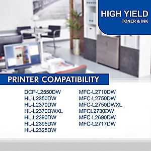 BIGSPCE Standard Yield Toner Cartridge, TN730 , Replacement for Brother TN-730 Black Toner, Page Yield Up to 1,500 Pages,1 Pack