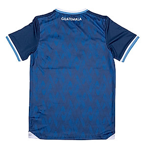 Umbro Men's Guatemala Away Soccer Jersey 2021-22 (Large) Navy, Sky Blue