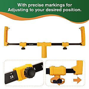 VOOMEY 18"Paint Roller Frame,The Adjustment Range is from 12"to 18",Suitable for Large-Scale Painting Projects,Can Be Used with an Extension Pole