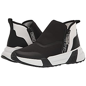 Calvin Klein Women's PASKHAL Sneaker, Black, 9.5