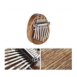 Thumb Piano 8 Key Mini Kalimba, Exquisite Finger Piano, Portable Marimba Musical Instrument Gift, Wooden Finger Mbira with Lanyard Special Gifts for Kids and Adults Beginners