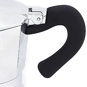 Any Morning Stovetop Espresso Maker, Cuban Coffee Maker, Aluminum, Moka Pot, Portable Coffee Percolator, Great for Coffee & Tea, 8 oz (240 ml)