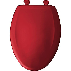 Bemis 1200SLOWT 153 Plumbing Fixtures Toilet Bidet Seats, Red