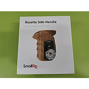 SmallRig Rosette Side Handle with Record Start / Stop Remote Trigger for Sony Cameras , for Panasonic Cameras , for Fujifilm Cameras ,for Z CAM Cameras 3324