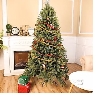 Patelai 3 Rolls 75 Yards Christmas Velvet Ribbon Vintage Velvet Ribbon Spool Green Red and Khaki Velvet Ribbon Roll for Christmas Wedding Wrapping DIY Crafts Decoration Favors (3/5 Inch)