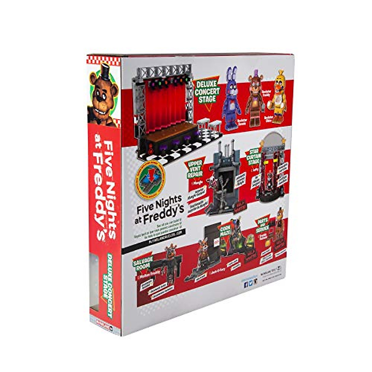 McFarlane Toys Five Nights at Freddy’s Deluxe Concert Stage Large Construction Set