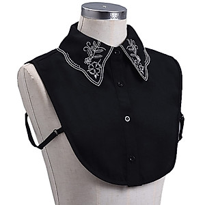 WENLOOY Fake Collar Detachable Blouse Dickey Collar Half Shirts Faux False Collar for Women & Girls Favors