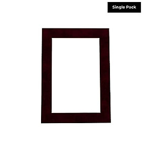 12x16 Mat for 11x14 Photo - Precut Dark Red Suede Picture Matboard for Frames Measuring 12 x 16 Inches - Bevel Cut Matte to Display Art Measuring 11 x 14 Inches - Acid Free ONE MAT