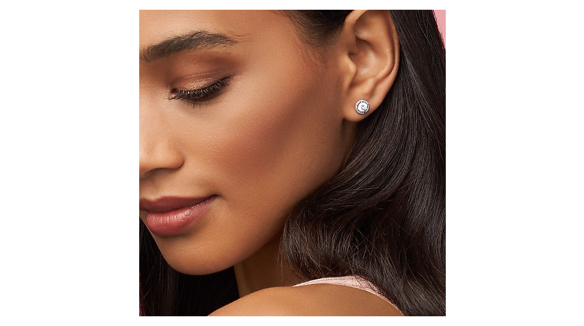 Pandora Clear CZ Stud Earrings: Classic Elegance & Sparkle