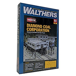 Walthers Cornerstone HO Scale Model Diamond Coal Corporation, 49.2 by 33.4 by 19cm