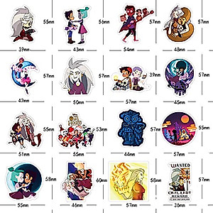 NG2D58 The owl House 50 PCS Stickers Pack Aesthetic The Vinyl Movie Colorful Waterproof for Water Bottle Laptop Bumper Car Bike Luggage Guitar Skateboard…, 2-4inch