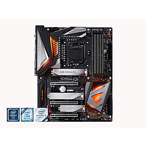 GIGABYTE Z390 AORUS ULTRA (Intel LGA1151/Z390/ATX/3xM.2 Thermal Guard/Onboard AC Wi-Fi/RGB Fusion/Gaming Motherboard)