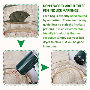 AULUDA Girl's Convertible Sling Bag, Hand Craft Artisan Purse, Beautiful Canvas Premium Casual Day Mini Backpack for Women (Green Marsh)