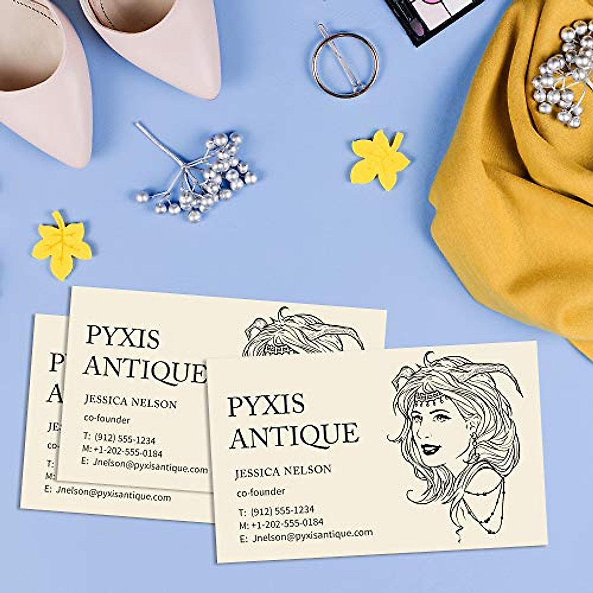 Avery Printable Business Cards, Inkjet Printers, 200 Cards, 2 x 3.5, Clean Edge, Heavyweight, Ivory (8876)