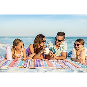 Sip+Sea Antiqua 12 oz Stainless Steel Ceramic Lined Wine Tumbler with Lid | Stemless | Double Wall Vacuum Insulated